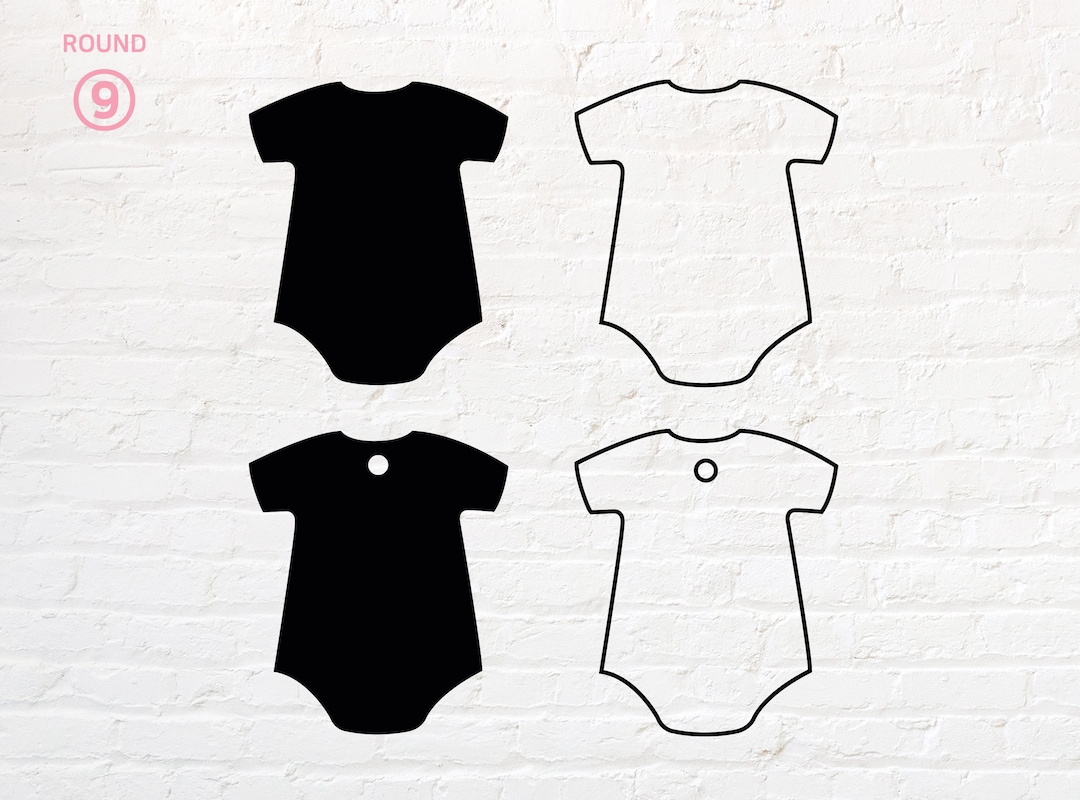 Onesies Outline Svg, Png, Dxf, Eps, Pdf - Etsy