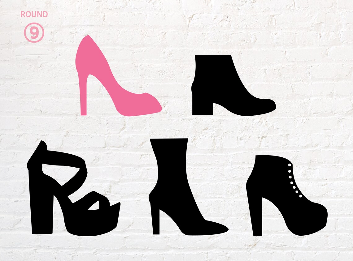 Shoes Svg Svg, High Heels Svg, Png, Dxf, Eps, Pdf - Etsy