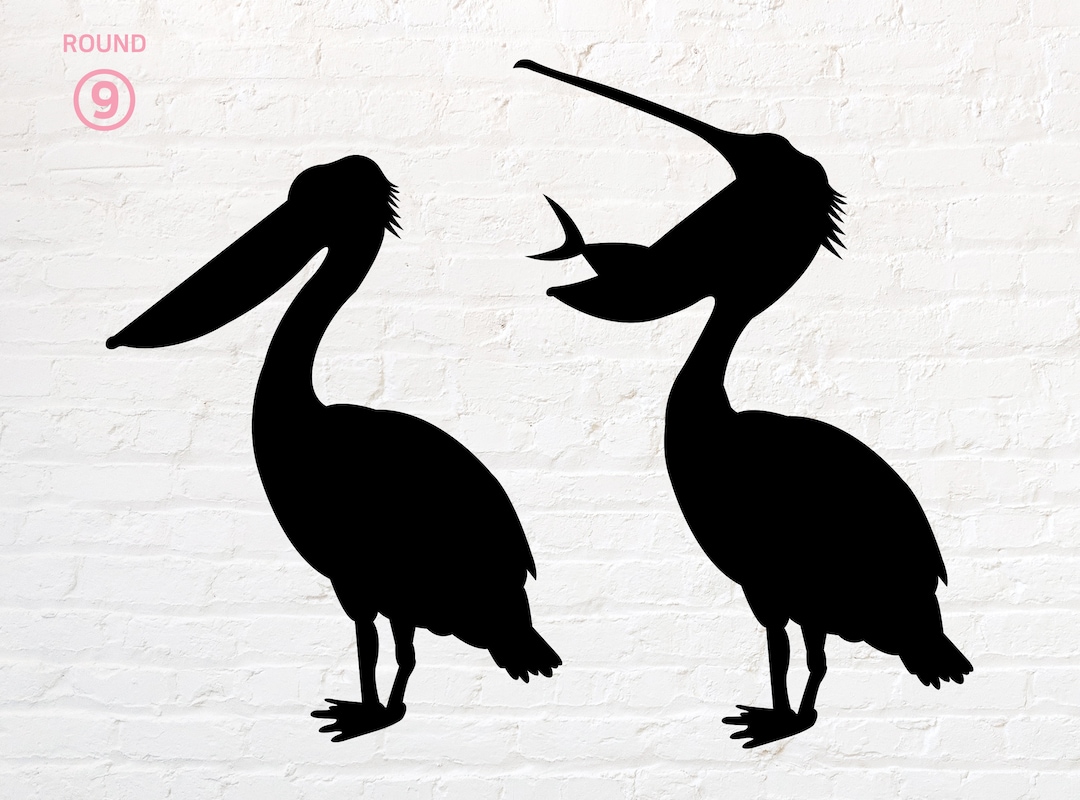 Pelican Svg, Png, Dxf, Eps, Pdf - Etsy