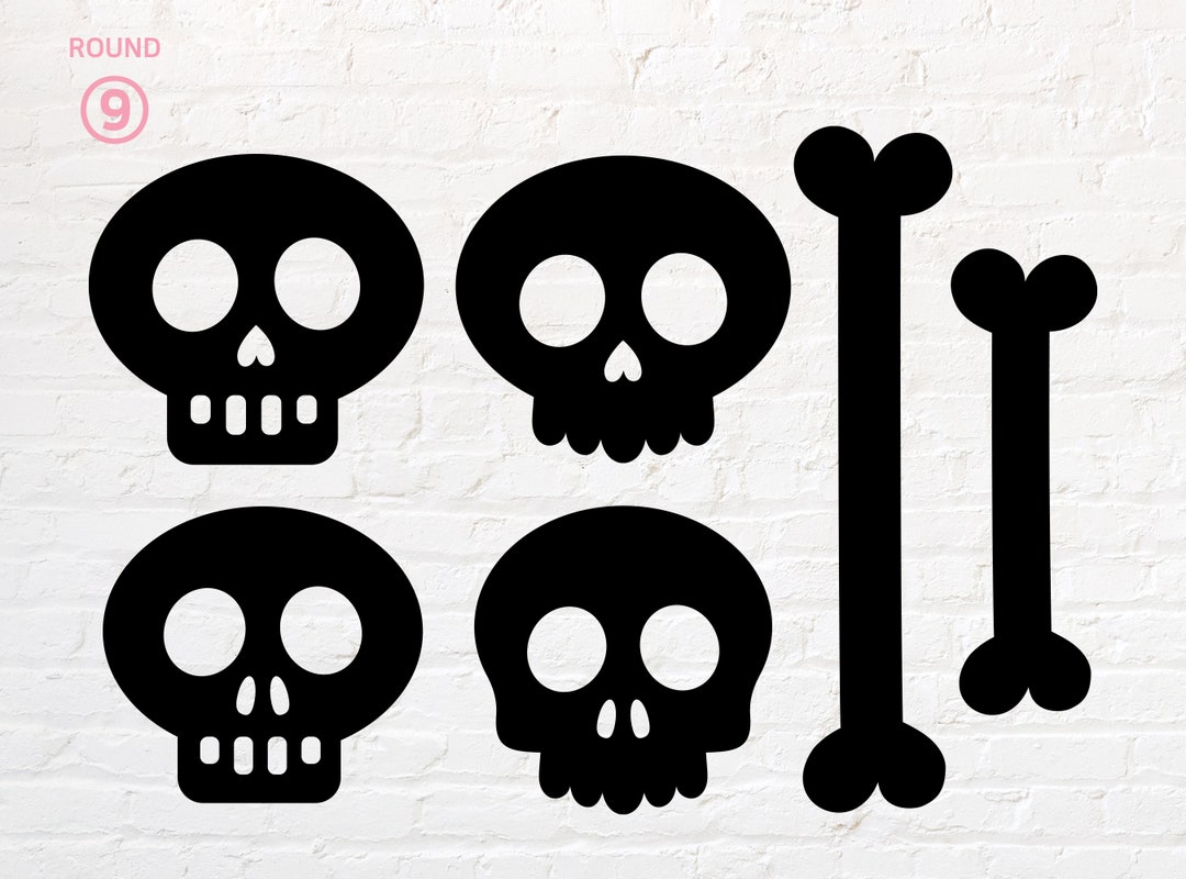 Skull Head Svg, Png, Dxf, Eps, Pdf - Etsy