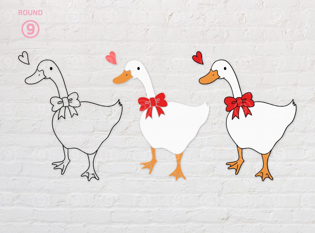 Goose Svg, Duck Svg, Png, Dxf, Eps, Pdf - Etsy