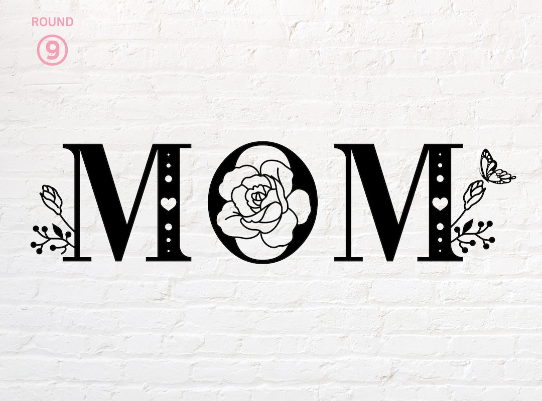 Mom Svg, Floral Mom Svg, Png, Dxf, Eps, Pdf - Etsy