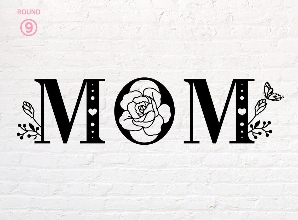 Mom svg Floral mom svg png dxf eps pdf | Etsy