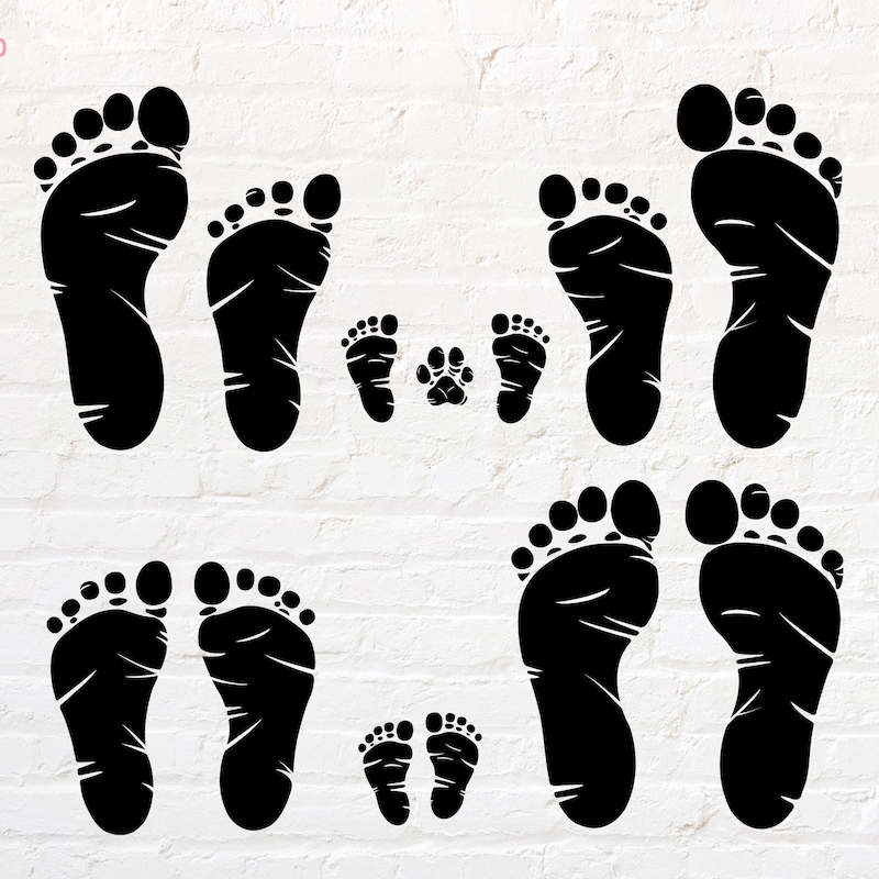 Foot Prints Svg - Etsy