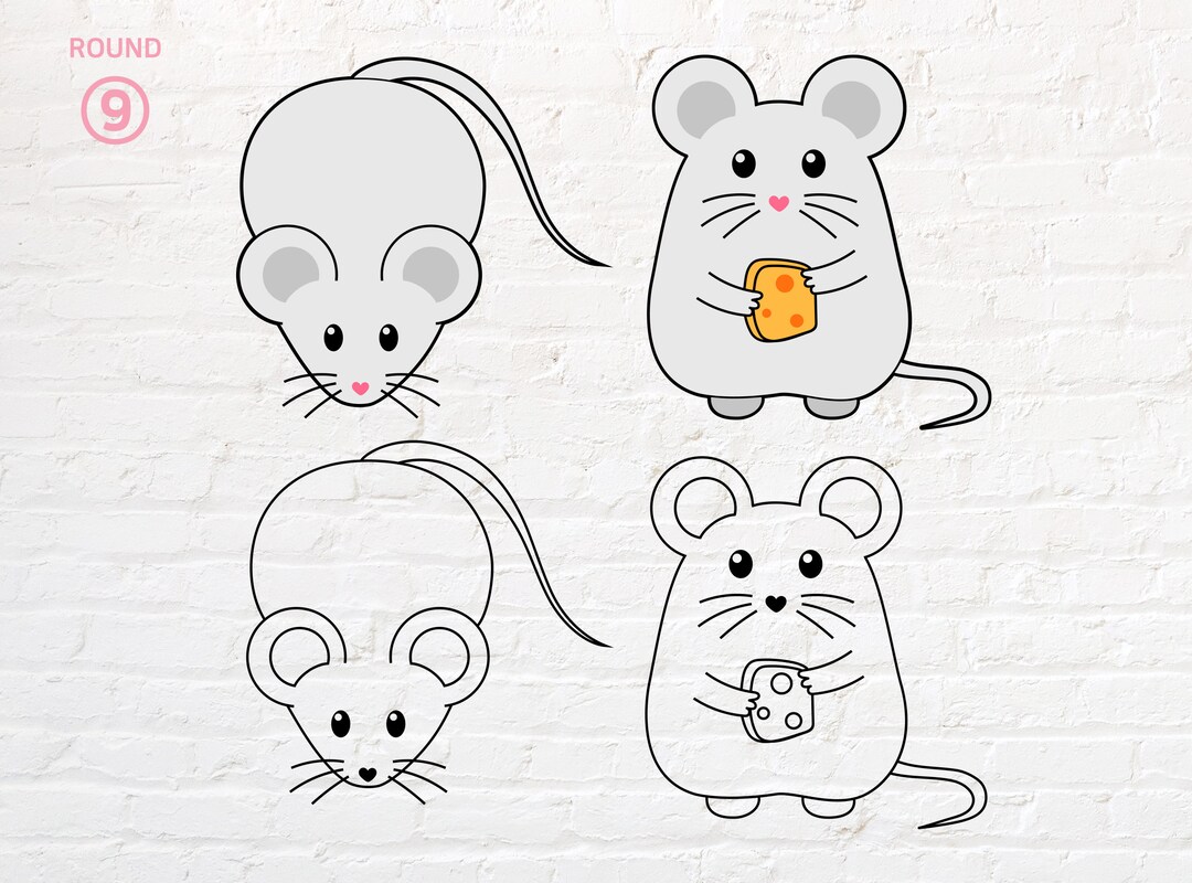 Mice Svg, Png, Dxf, Eps, Pdf - Etsy