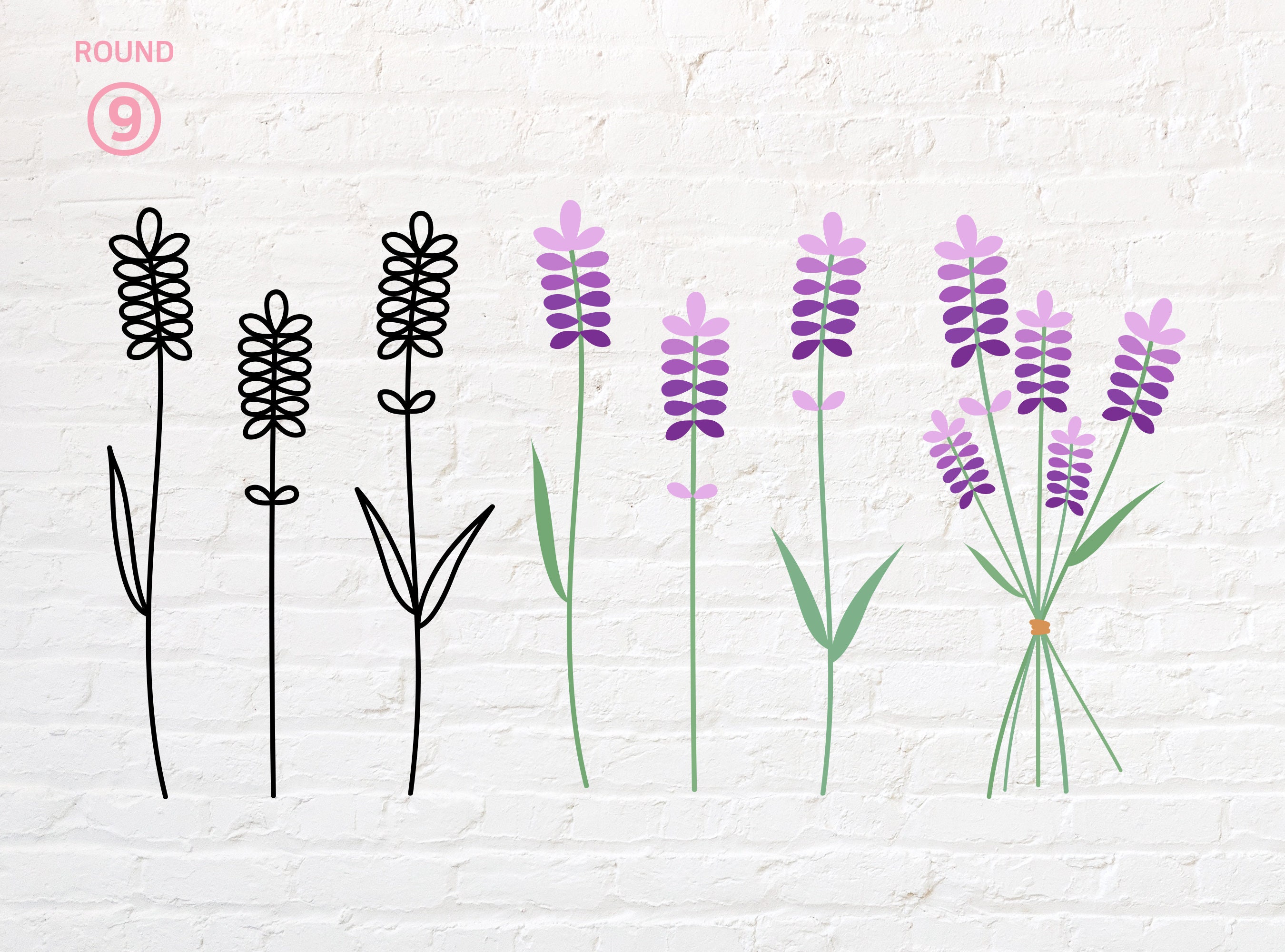 Lavender Svg, Png, Dxf, Eps, Pdf - Etsy