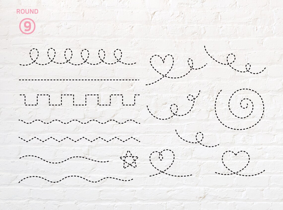 Dotted Line Svg Dotted Line Bundle Png Dxf Eps Pdf - Etsy