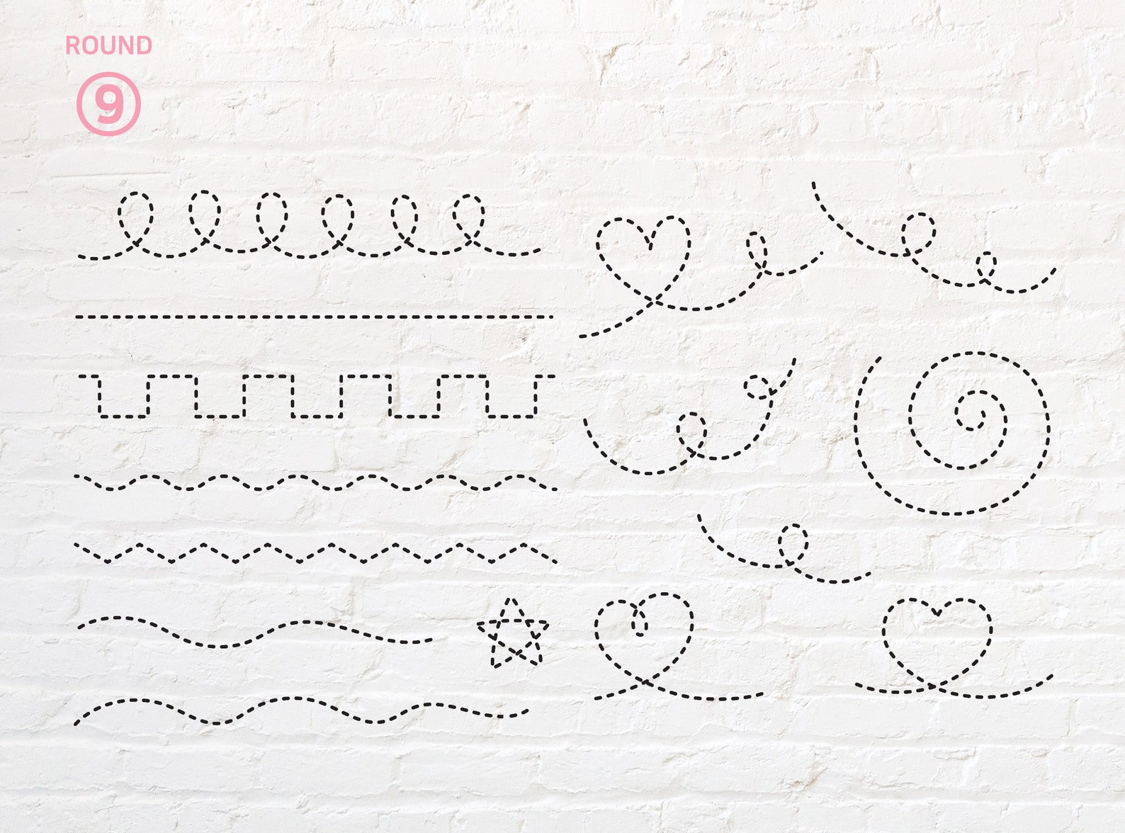 Dotted Line Svg Dotted Line Bundle Png Dxf Eps Pdf - Etsy