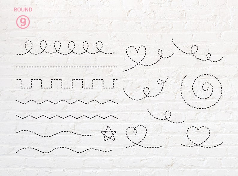 Dotted Line Svg Dotted Line Bundle Png Dxf Eps Pdf - Etsy