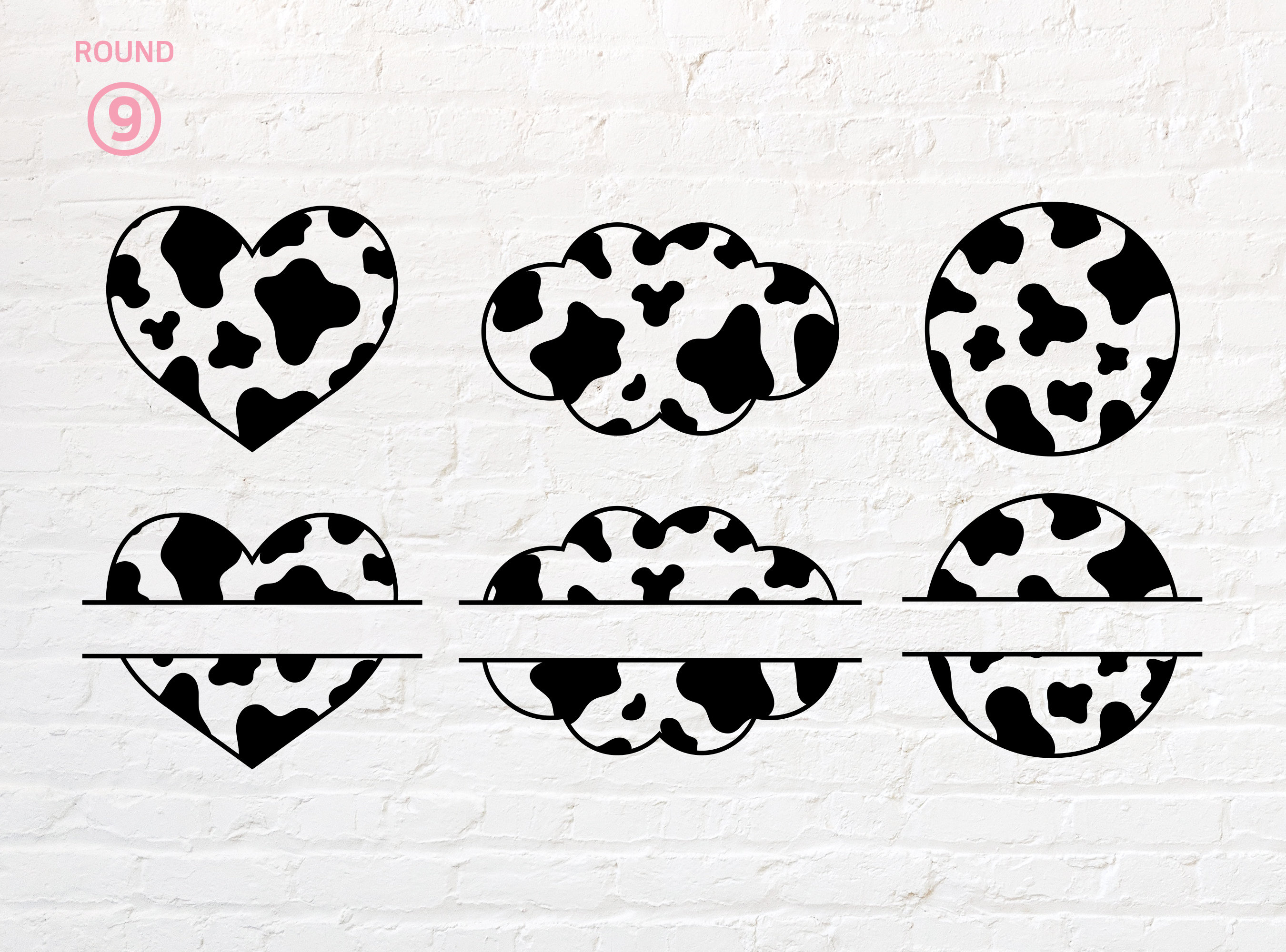 Cow Shape Svg, Png, Dxf, Eps, Pdf - Etsy
