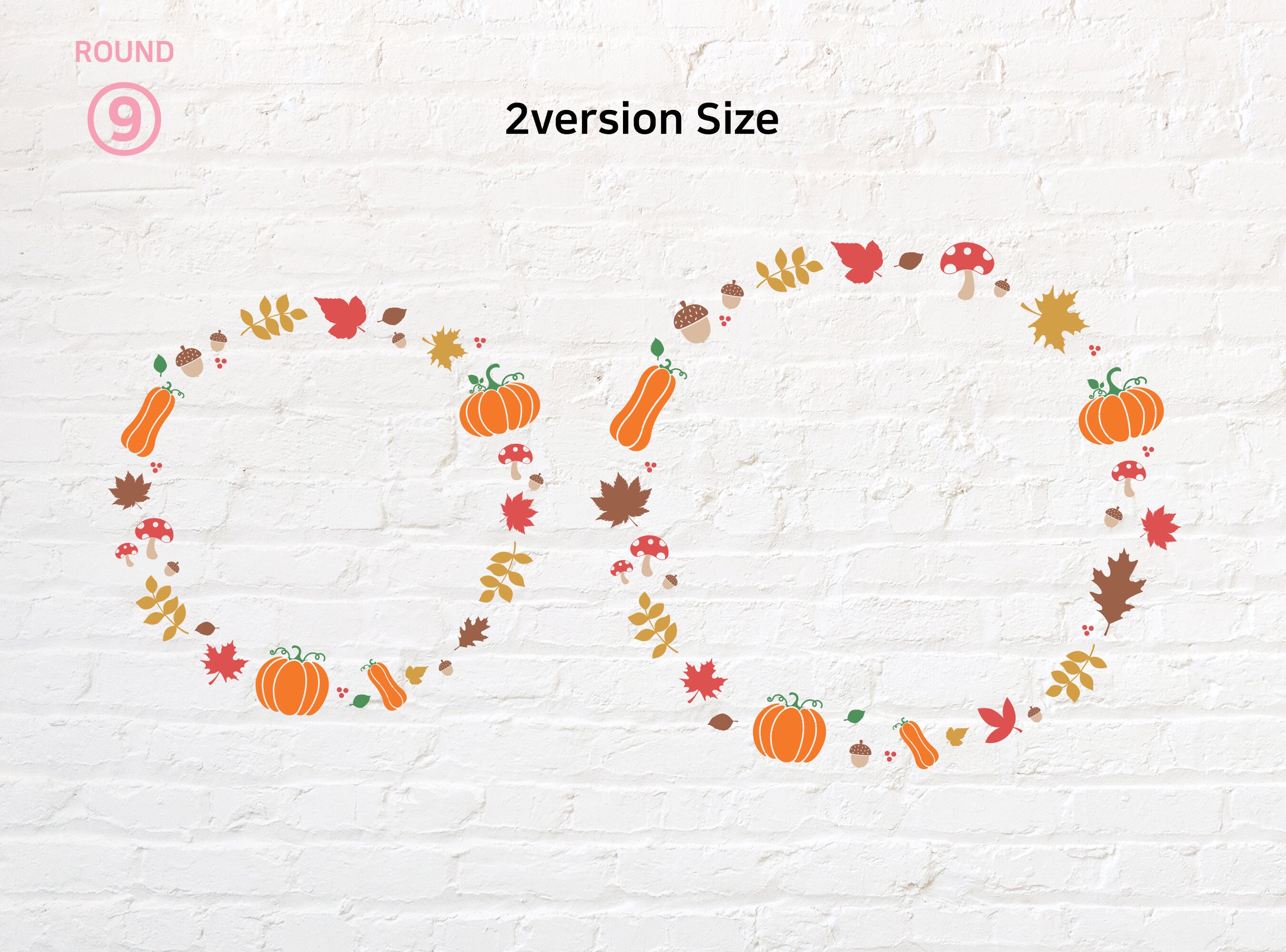 Fall Circle Svg Autumn Circle Svg Png Dxf Eps Pdf | Etsy