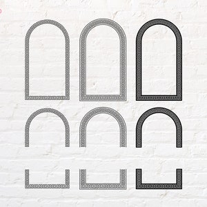 Arch Frame Svg Png Dxf Eps Pdf - Etsy