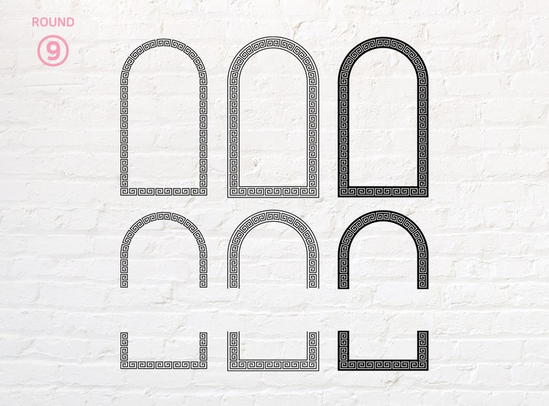 Arch Frame Svg Png Dxf Eps Pdf - Etsy