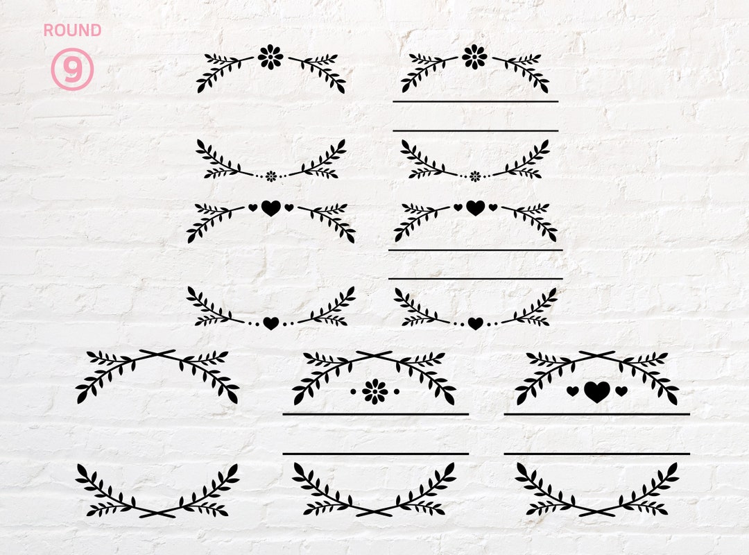 Wreath Svg, Png, Dxf, Eps, Pdf - Etsy