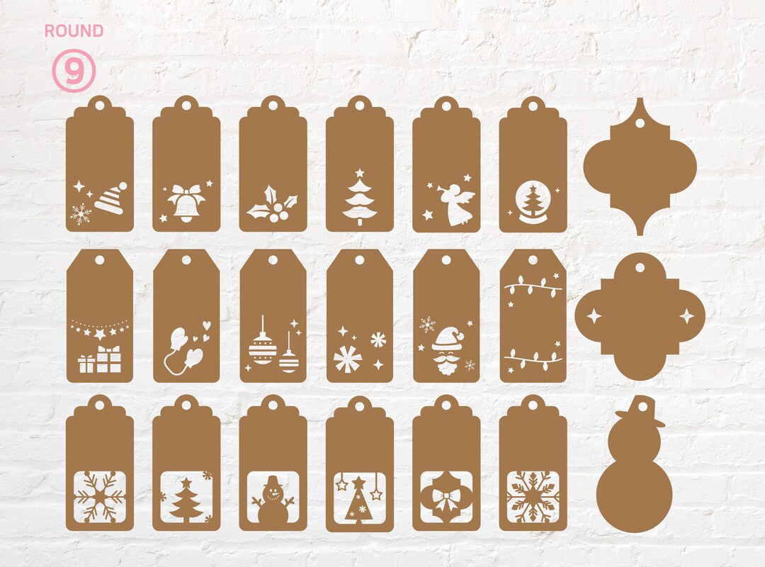Christmas Tag Svg, Png, Dxf, Eps, Pdf - Etsy