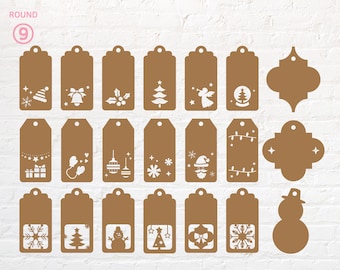 Christmas Gift Tag Svg, Png, Dxf, Eps, Pdf - Etsy