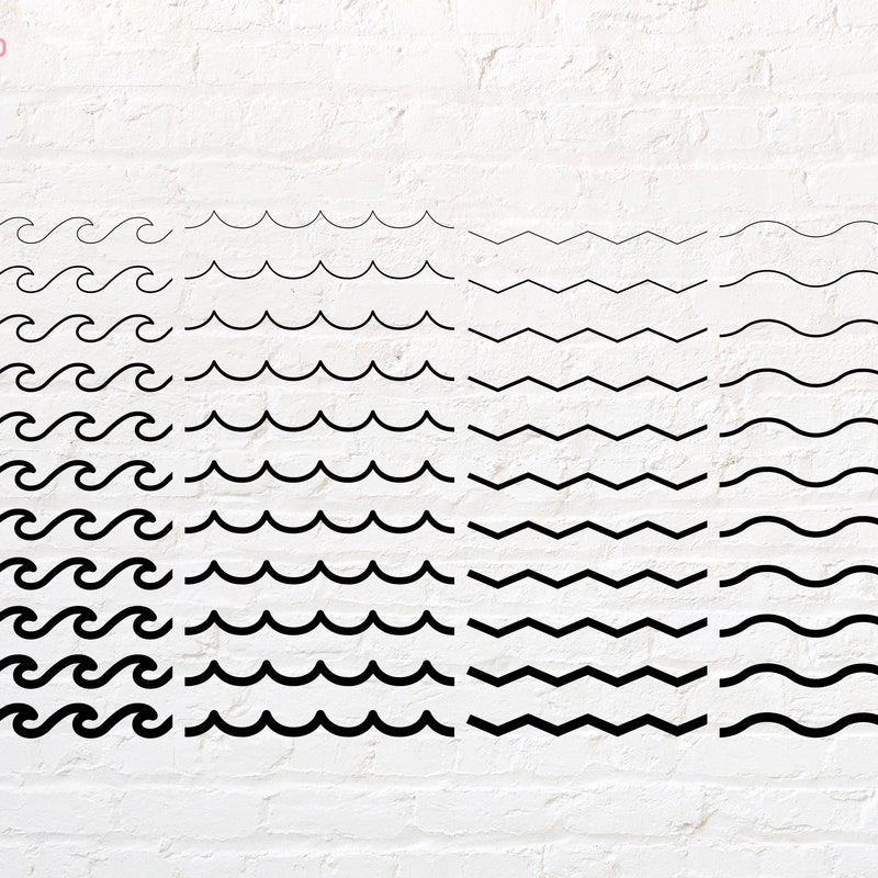 Squiggly Line Svg - Etsy