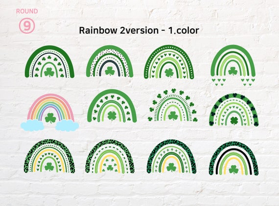 Shamrock Rainbow Svg Png Dxf Eps Pdf - Etsy