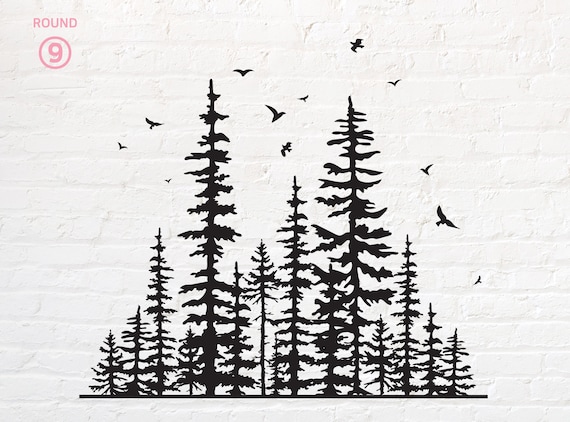 Forest Svg Png Dxf Eps Pdf - Etsy