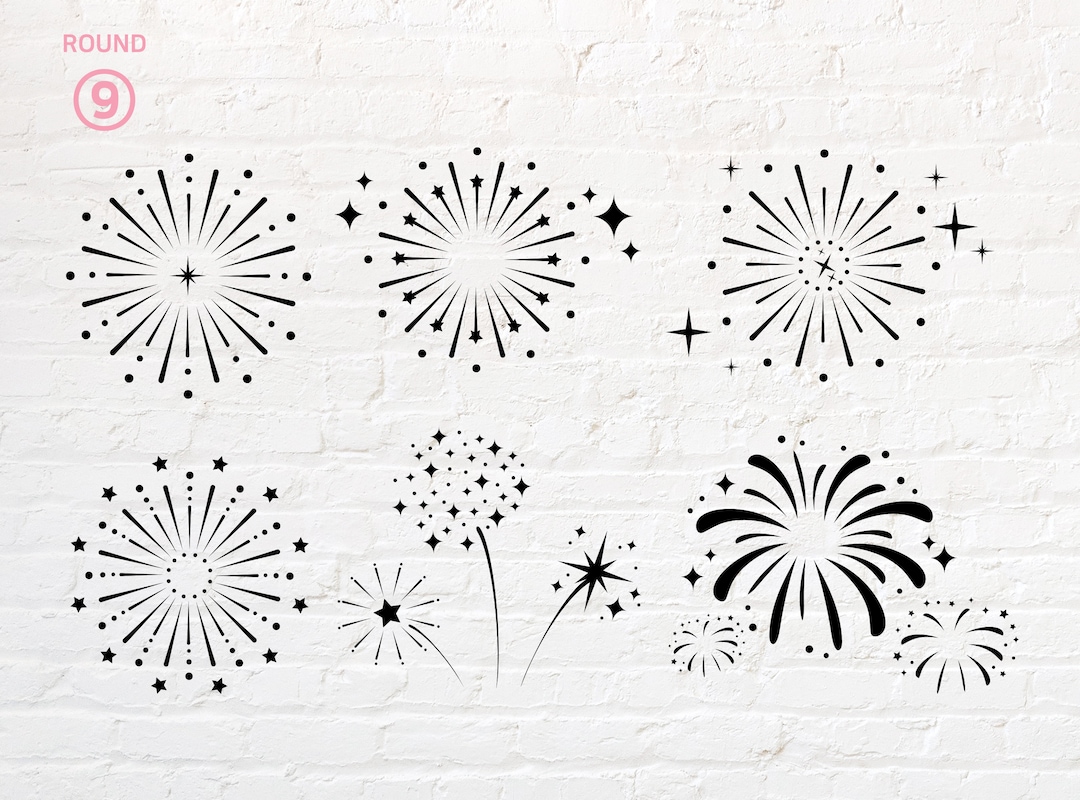Fireworks Svg, Png, Dxf, Eps, Pdf - Etsy