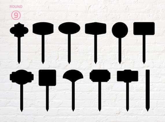 Garden Marker Svg Png Dxf Eps Pdf - Etsy