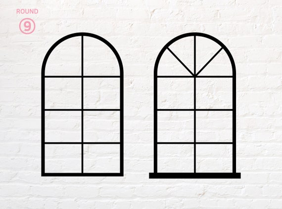 Window Svg Png Dxf Eps Pdf | Etsy