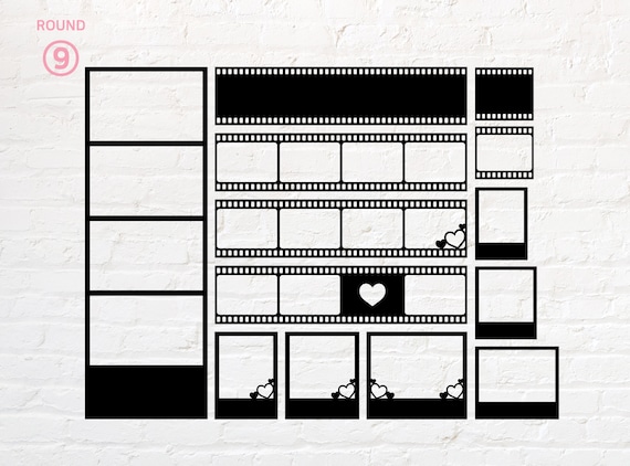 Photo Frame Svg Film Svg Png Dxf Eps Pdf | Etsy