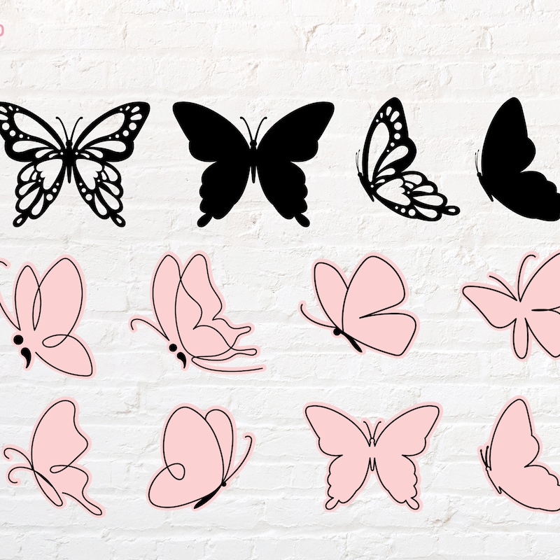 Butterfly Outline - Etsy