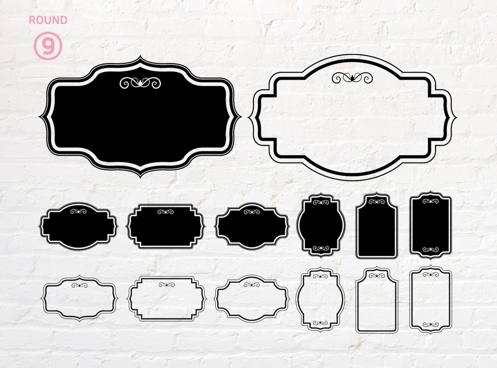 Classic Frame Svg, Vintage Frame Svg, Png, Dxf, Eps, Pdf - Etsy