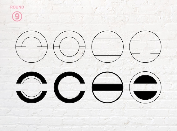 Circle Frame Svg Png Dxf Eps Pdf - Etsy