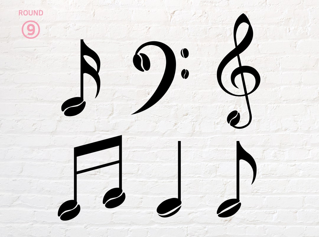 Coffee Bean Note Svg, Png, Dxf, Eps, Pdf - Etsy