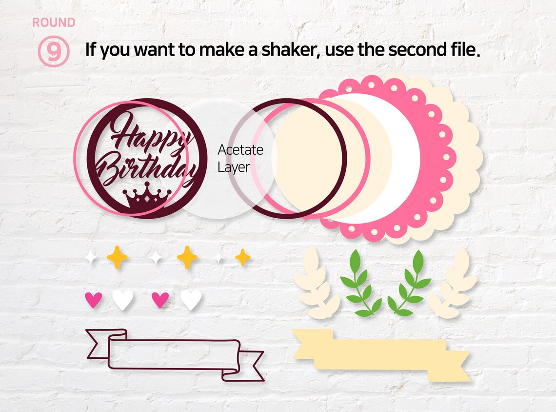 Birthday Cake Topper Svg, Png, Dxf, Eps, Pdf - Etsy