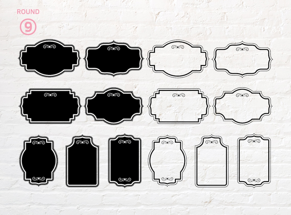 Classic Frame Svg Vintage Frame Svg Png Dxf Eps Pdf - Etsy