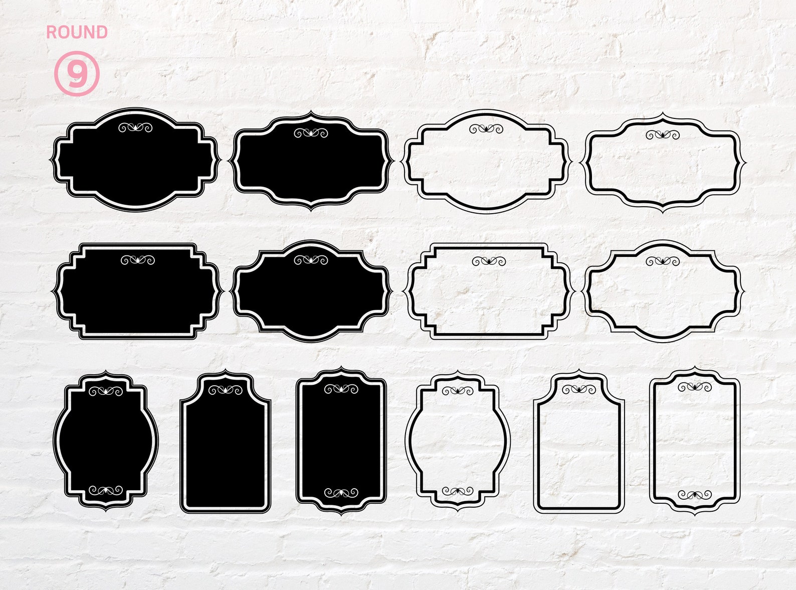 Classic Frame Svg Vintage Frame Svg Png Dxf Eps Pdf - Etsy