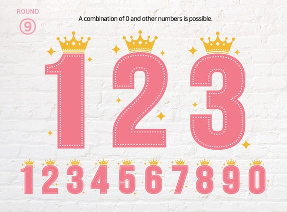 Crown Number Svg Birthday Numbers Svg Png Dxf Eps Pdf | Etsy