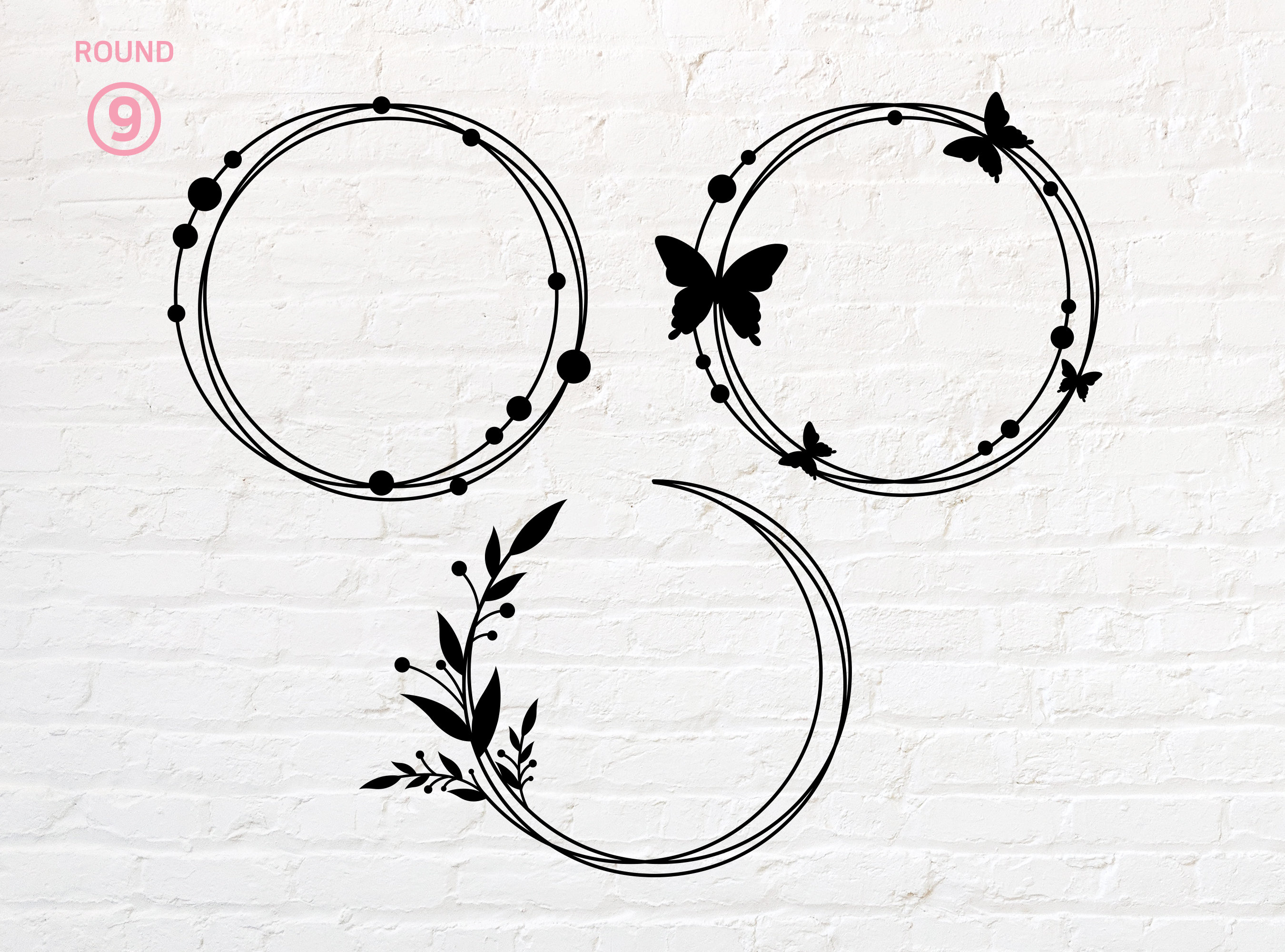 Circle Outline Svg Png Dxf Eps Pdf - Etsy