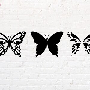 Butterfly Outline Svg, Png, Dxf, Eps, Pdf - Etsy
