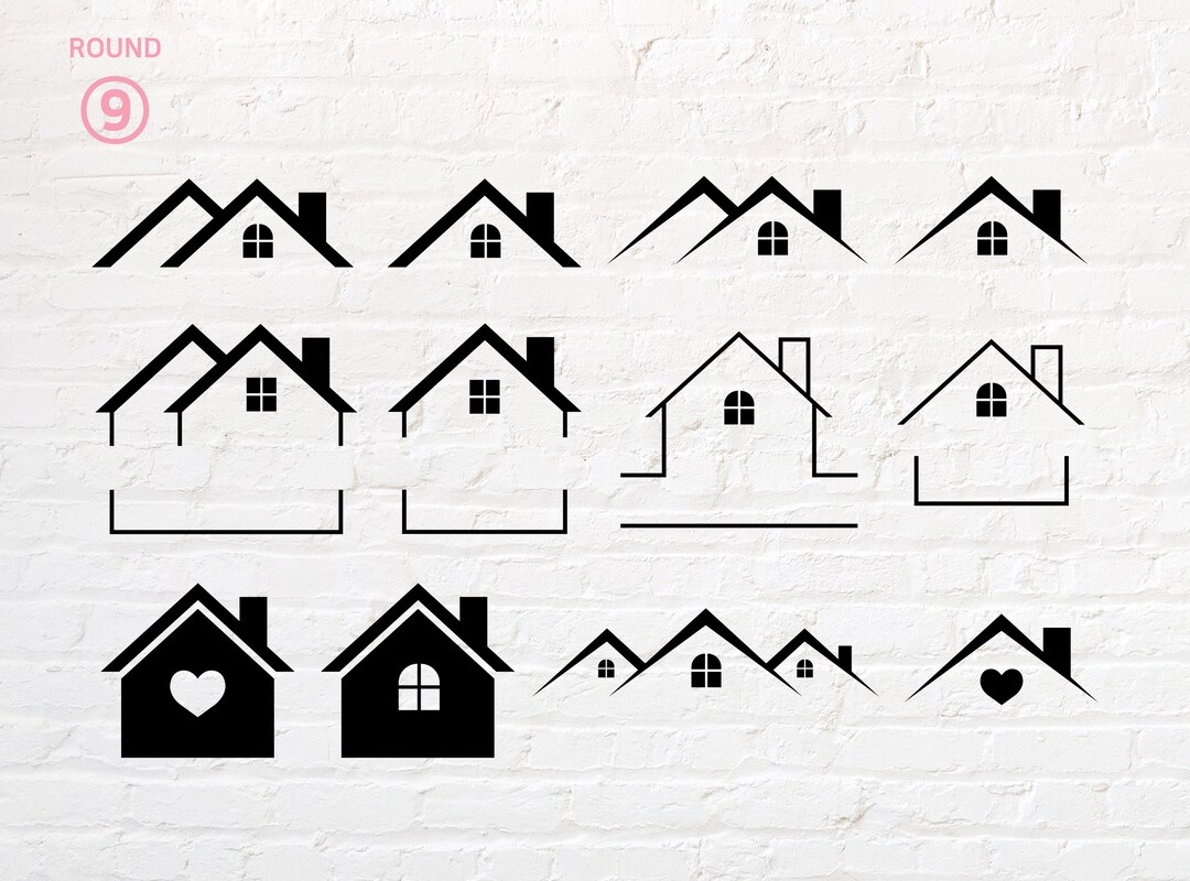 House Svg, House Roof Svg, Png, Dxf, Eps, Pdf - Etsy