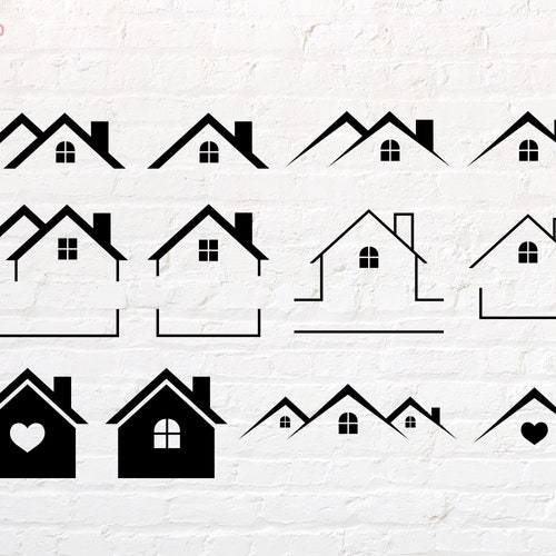 House Svg House Roof Svg Png Dxf Eps Pdf - Etsy