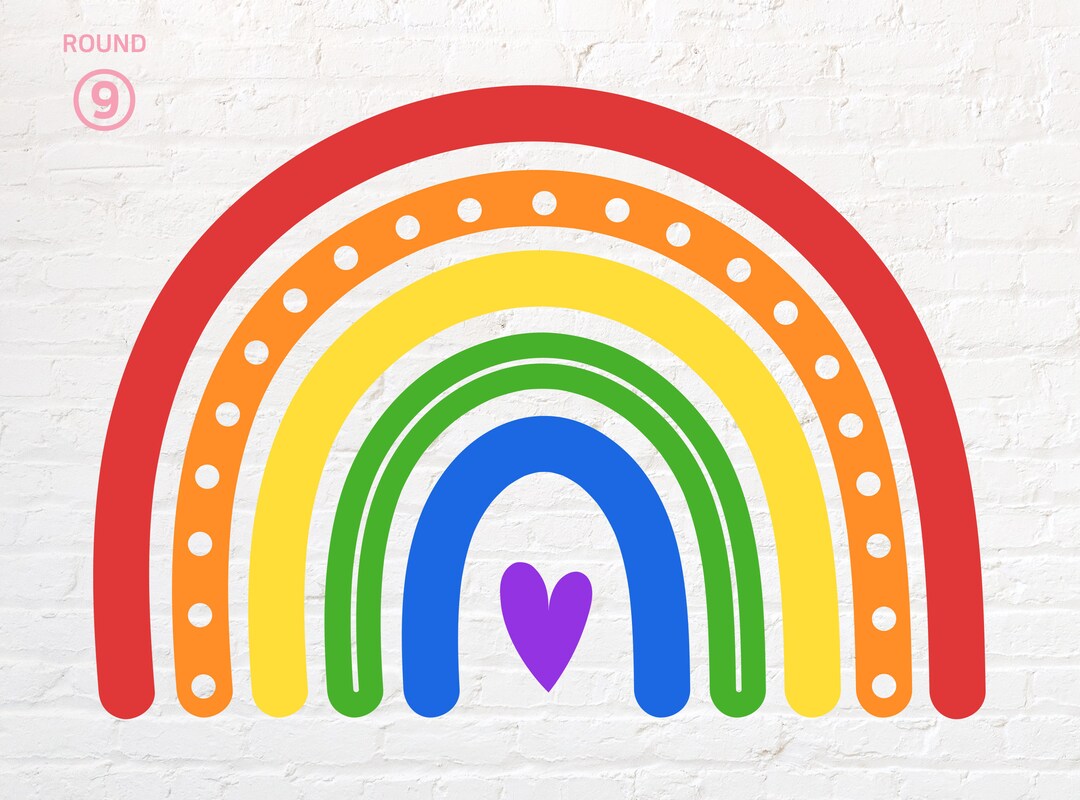 Rainbow Svg, Png, Dxf, Eps, Pdf - Etsy