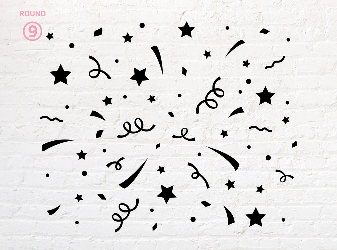 Confetti Svg Png Dxf Eps Pdf - Etsy