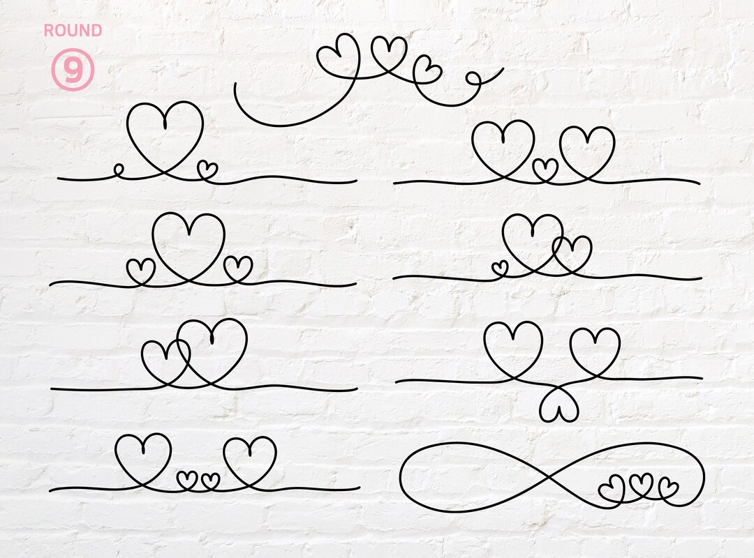 Heart Outline Svg, Png, Dxf, Eps, Pdf - Etsy