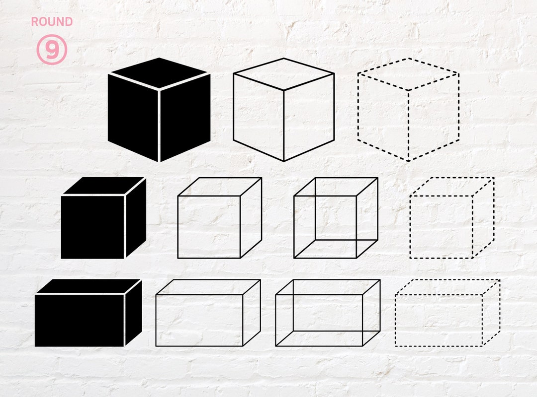 Cube Shape Svg, Png, Dxf, Eps, Pdf - Etsy