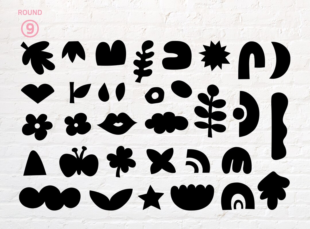 Abstract Shapes Svg, Png, Dxf, Eps, Pdf - Etsy