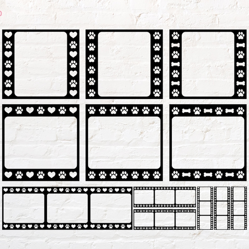 Animal Photo Frame Dxf - Etsy