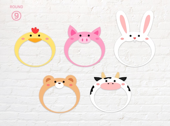 Animal Face Frame Svg Png Dxf Eps Pdf - Etsy