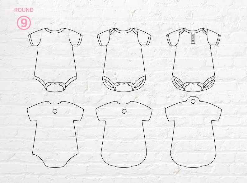 Onesies Outline Svg, Png, Dxf, Eps, Pdf - Etsy