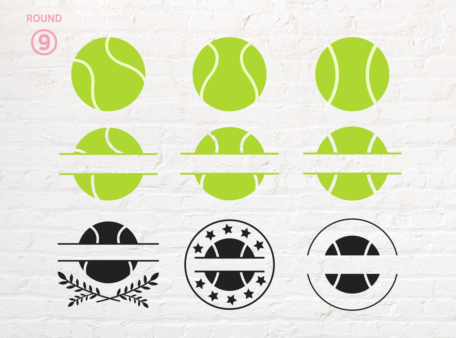 Tennis Ball Svg, Png, Dxf, Eps, Pdf - Etsy