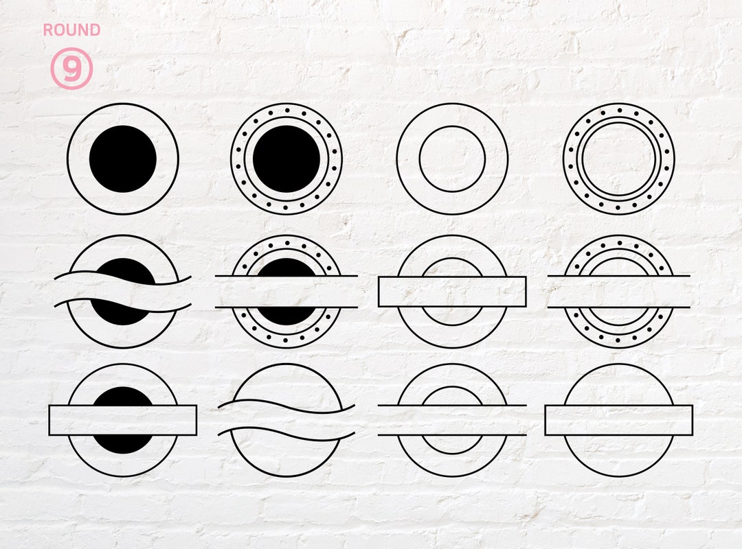 Circle Svg, Png, Dxf, Eps, Pdf - Etsy