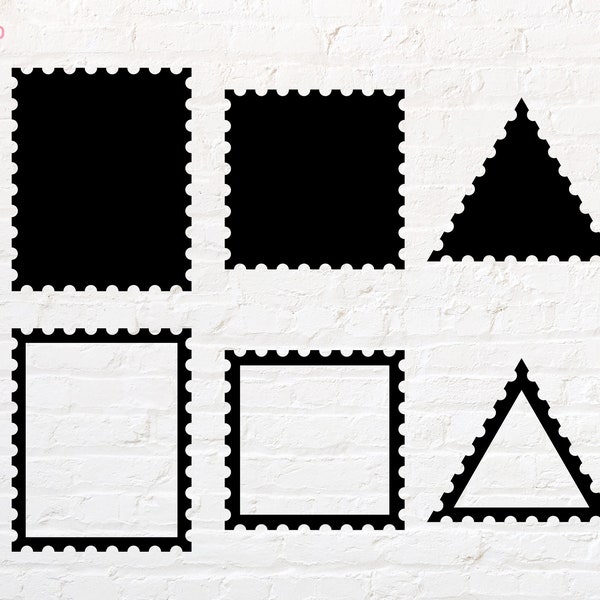 Frame Rubber Stamp - Etsy